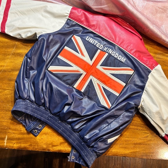 Steve & Barry's | Jackets & Coats | Vintage Uk Flag Jacket | Poshmark